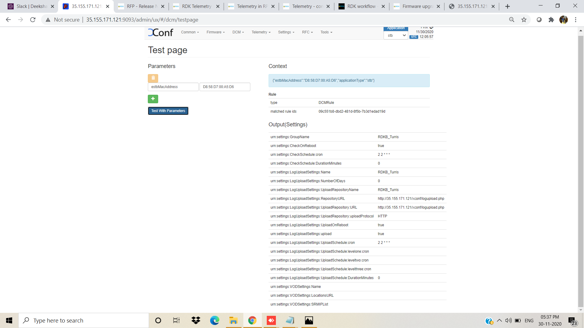 Telemetry 2.0 support for RDKB RPI - RDK - RDK Central Wiki